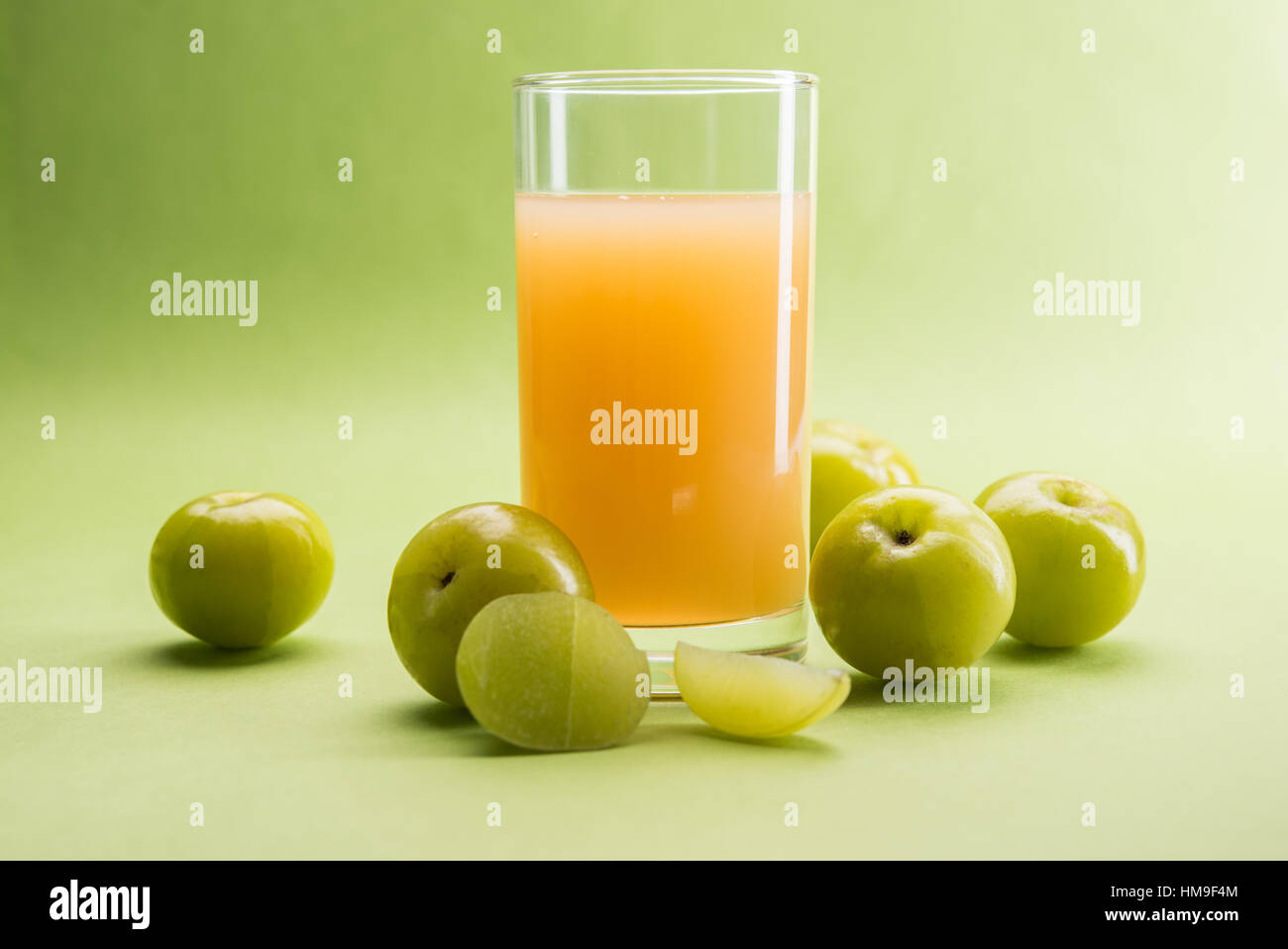 Ayurvedic Amla or Indian Gooseberry Juice, healthy diet Stock Photo - Alamy