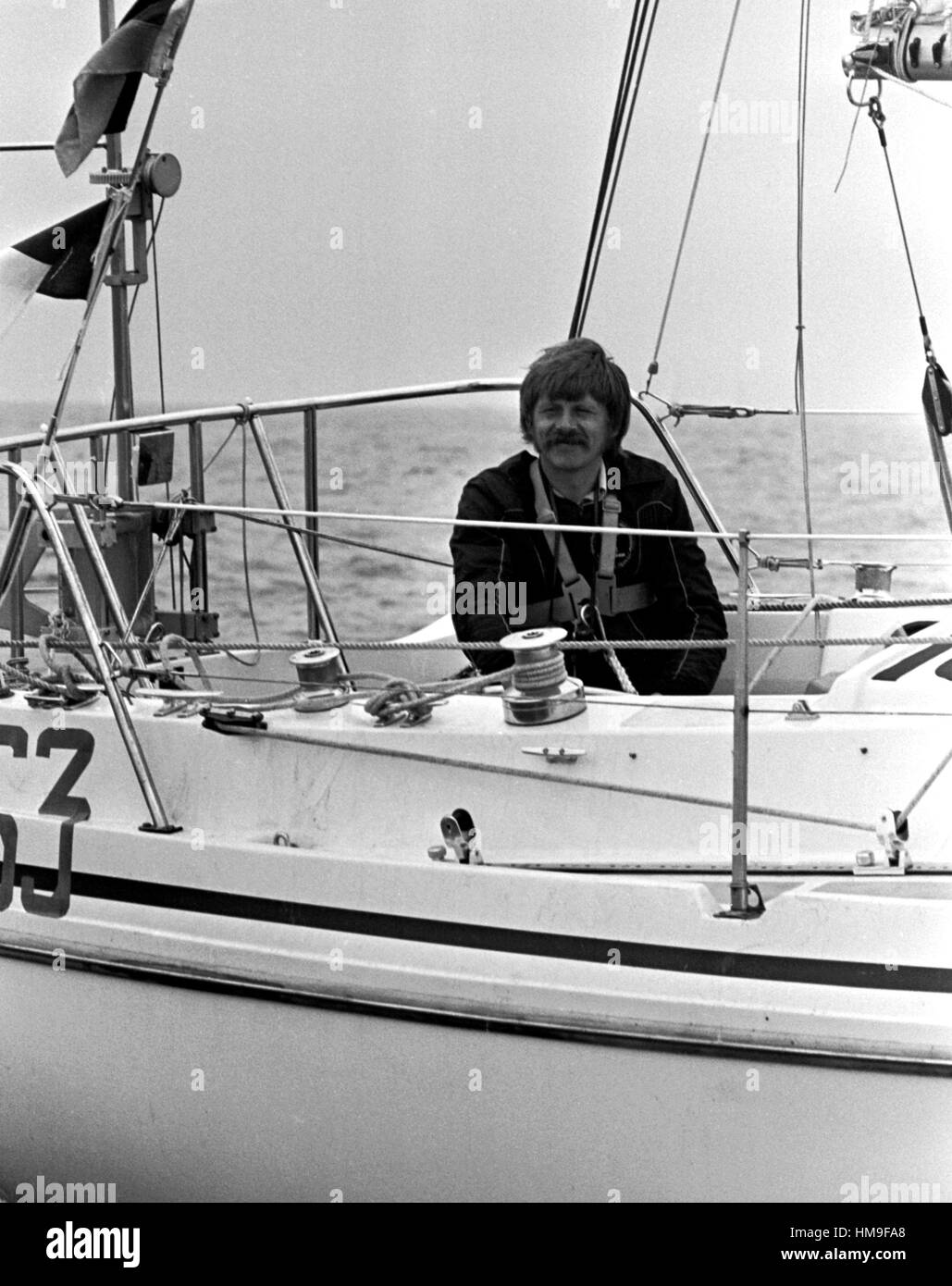 AJAXNETPHOTO. 6TH JUNE, 1976. PLYMOUTH, ENGLAND. - OSTAR 1976 - GERMAN ...