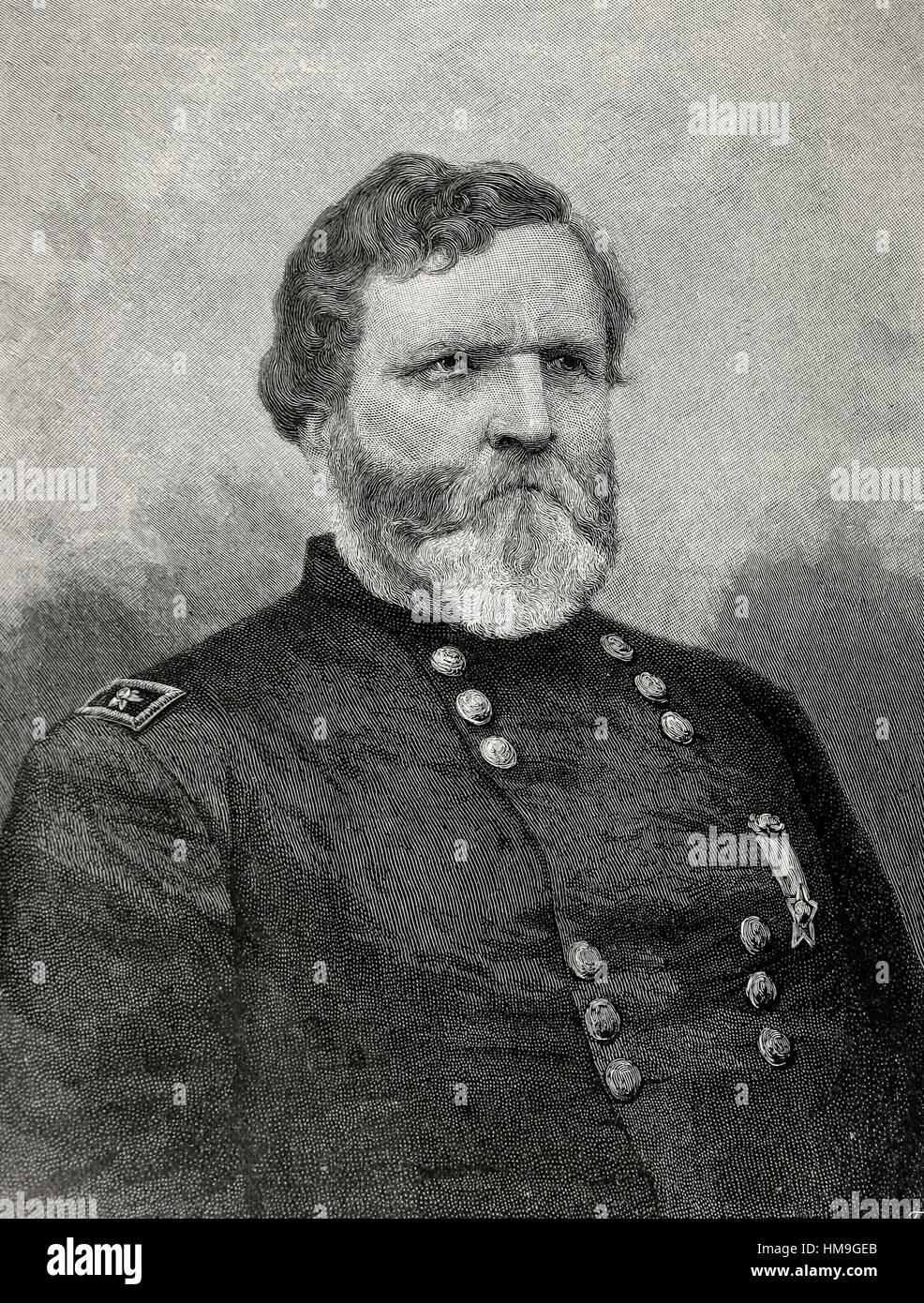 General George H Thomas, Union Army, USA Civil War Stock Photo - Alamy
