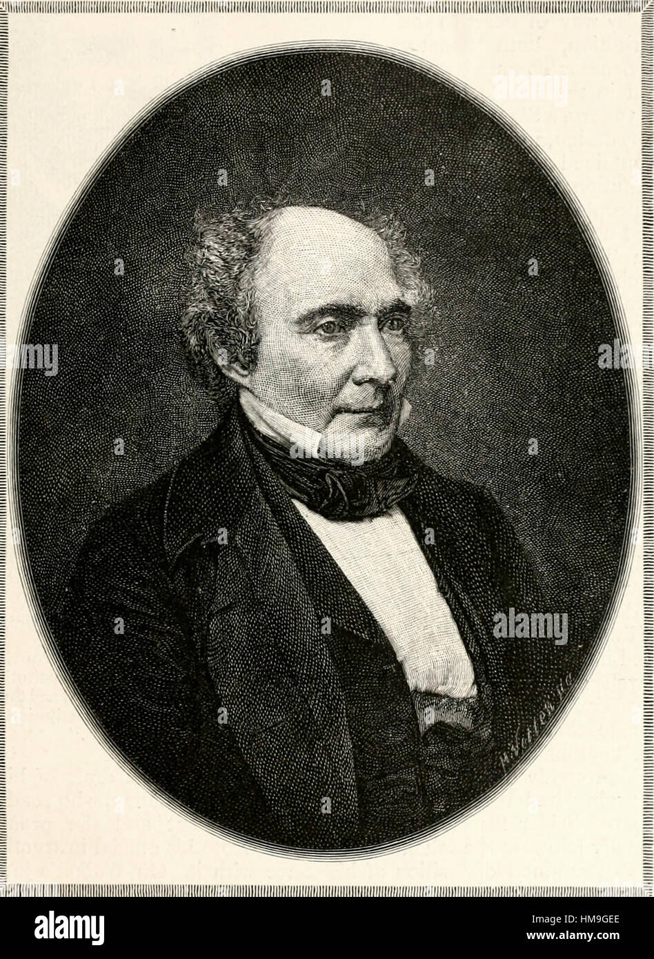 Governor Robert J Walker, Kansas Territorial Governor, 1857 Stock Photo ...