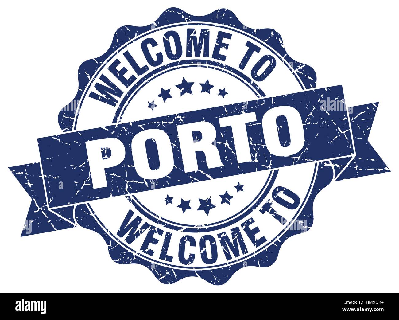 Blue porto sign Cut Out Stock Images & Pictures - Alamy