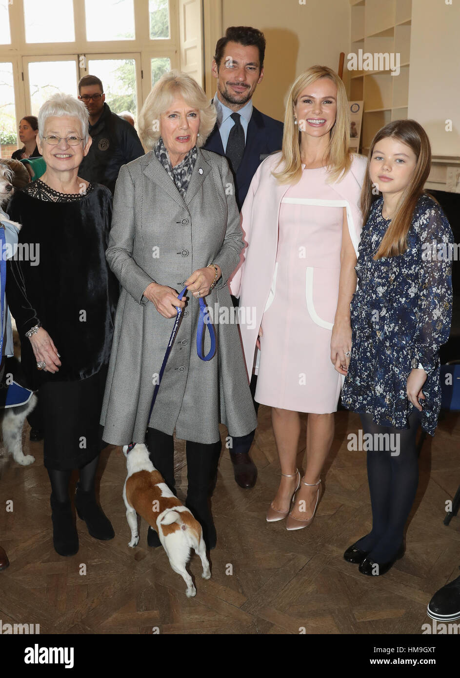 The Duchess Of Cornwall with (left to right) Jacqueline Wilson, David ...