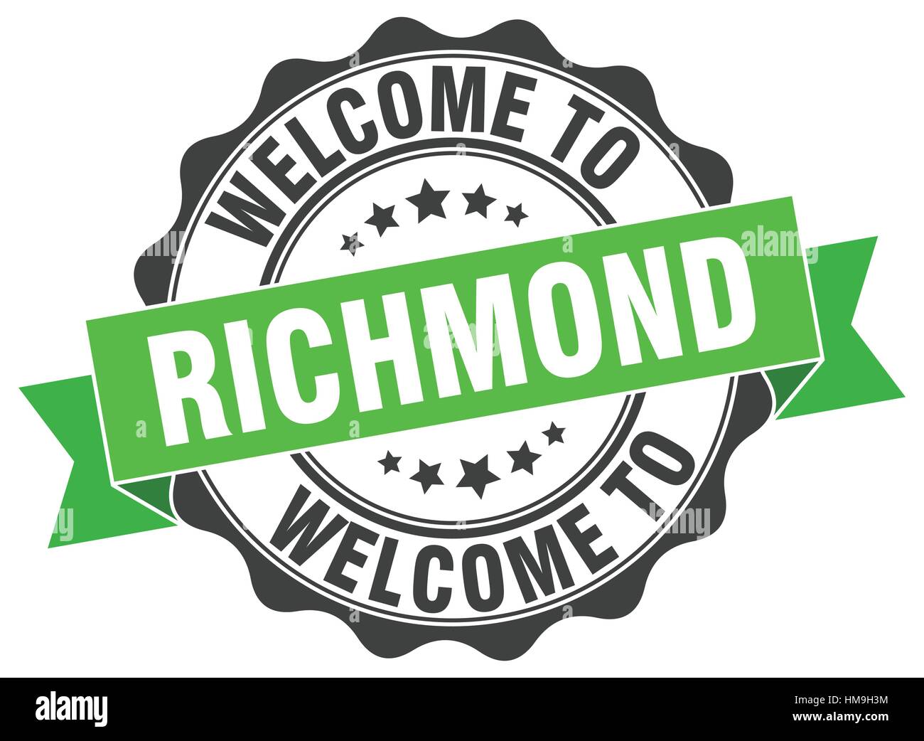 Welcome to richmond sign Stock Vector Images - Alamy