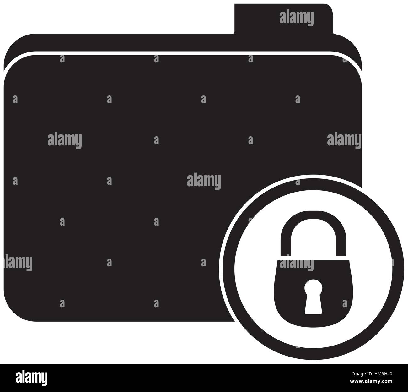 black file data center security icon, vector illustration Stock Vector ...