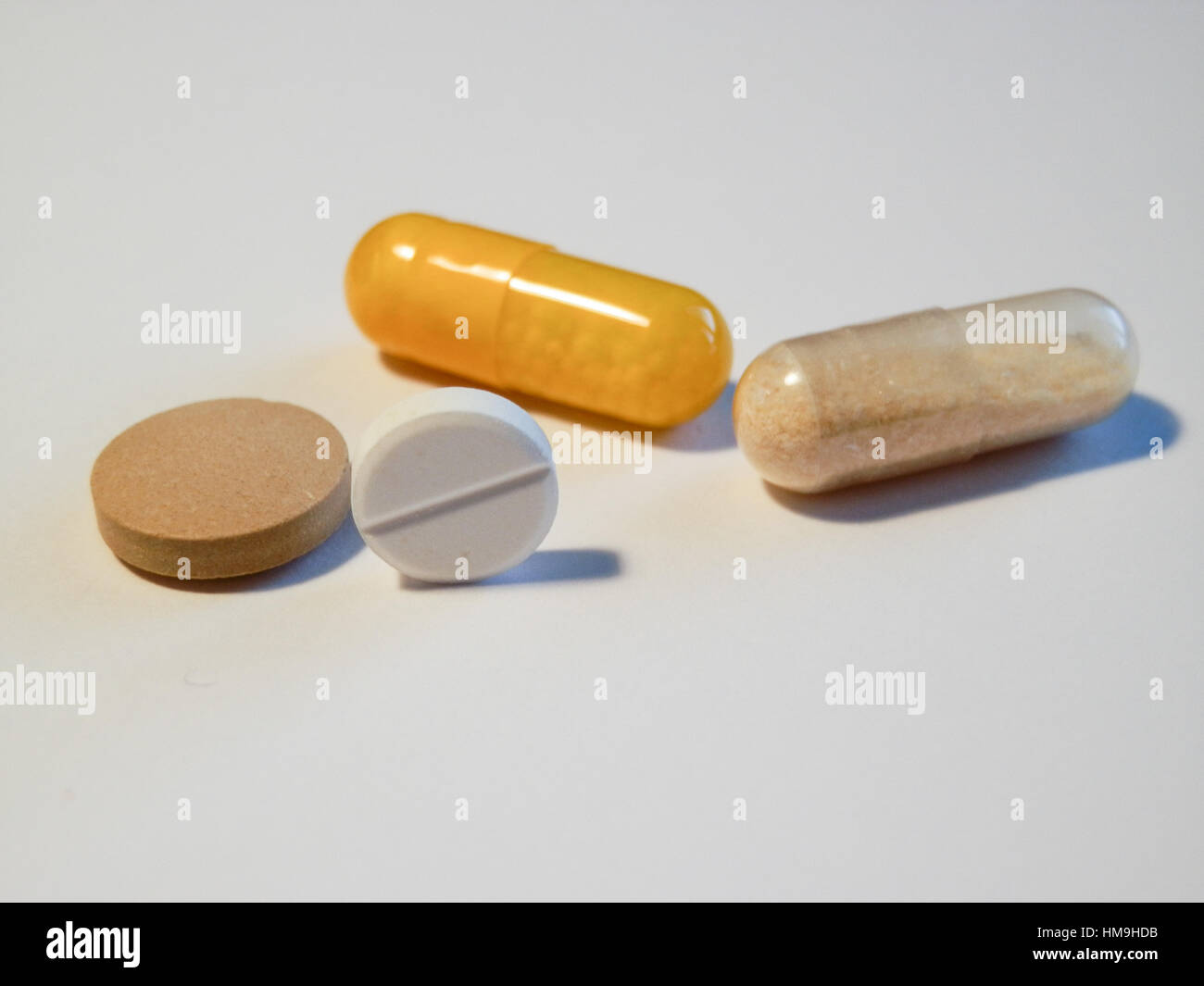 Multiple medicine drug pills four. 3 Stock Photo - Alamy