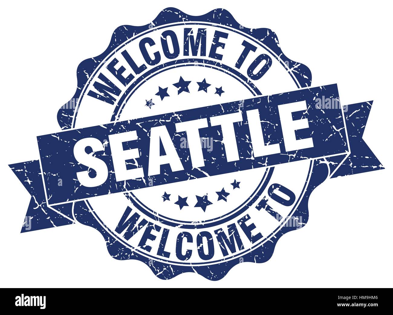 Welcome to seattle Stock Vector Images - Alamy