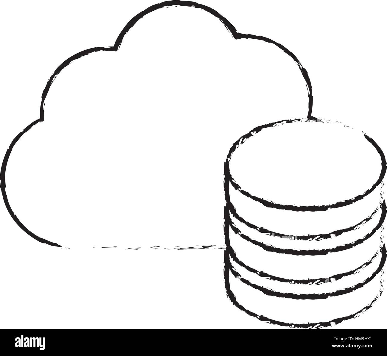 figure database optimization server banner icon image, vector illustration Stock Vector Image ...