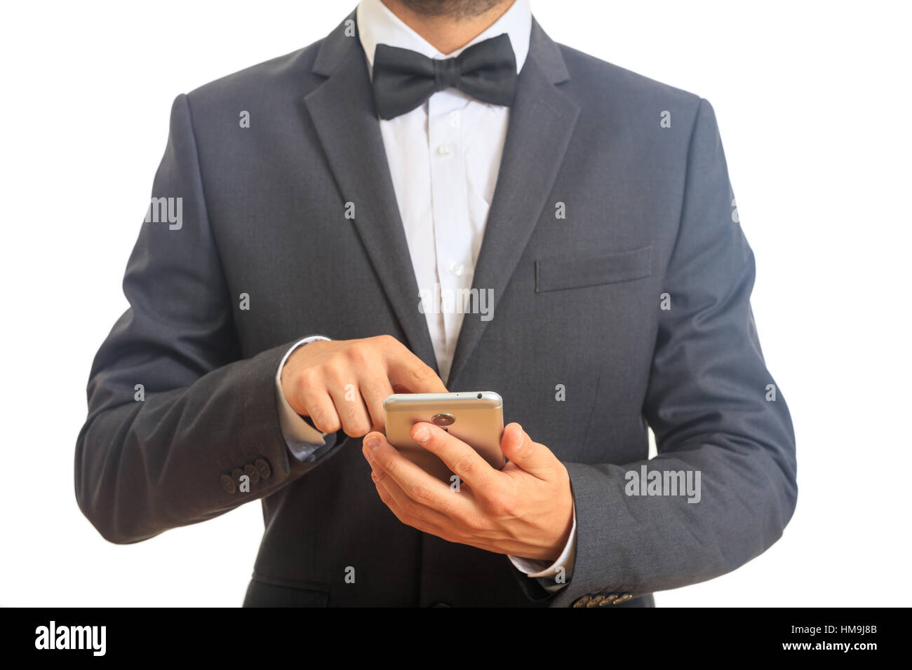 Waiter writing an order Stock Photo - Alamy