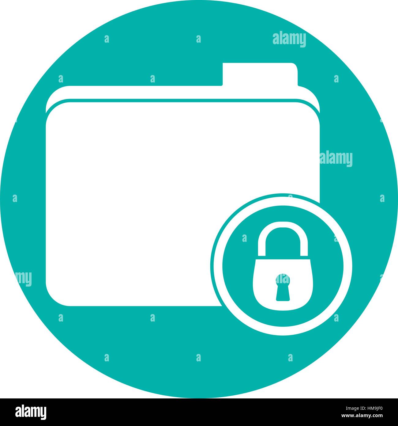 color file data center security icon, vector illustration Stock Vector ...
