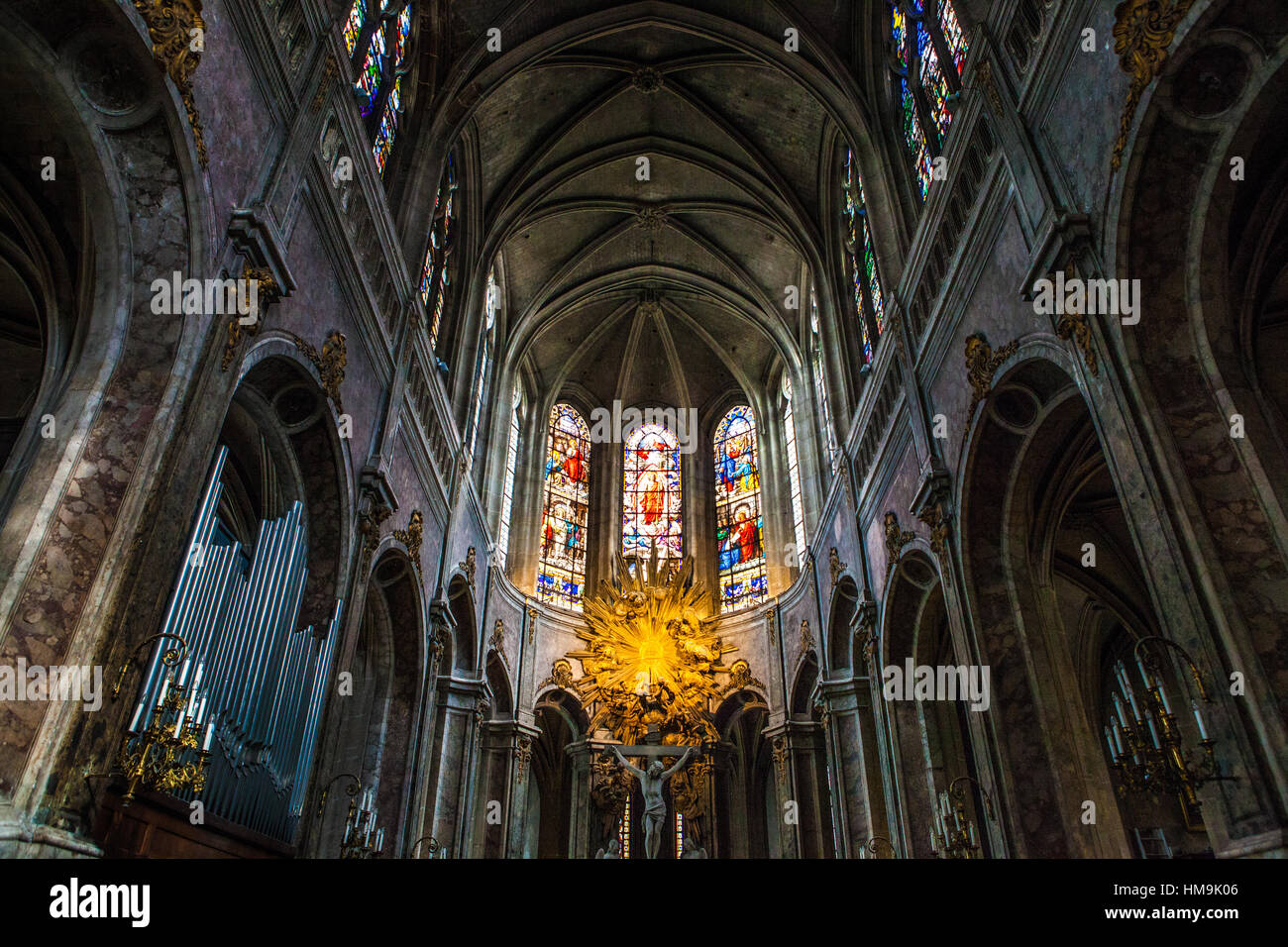 Église Saint-Merry, Paris France Stock Photo - Alamy