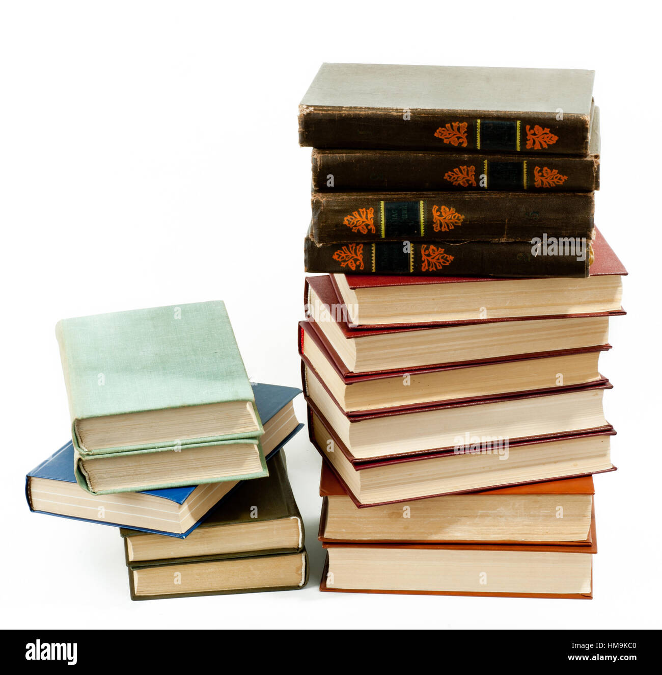 High books stack Stock Photo - Alamy