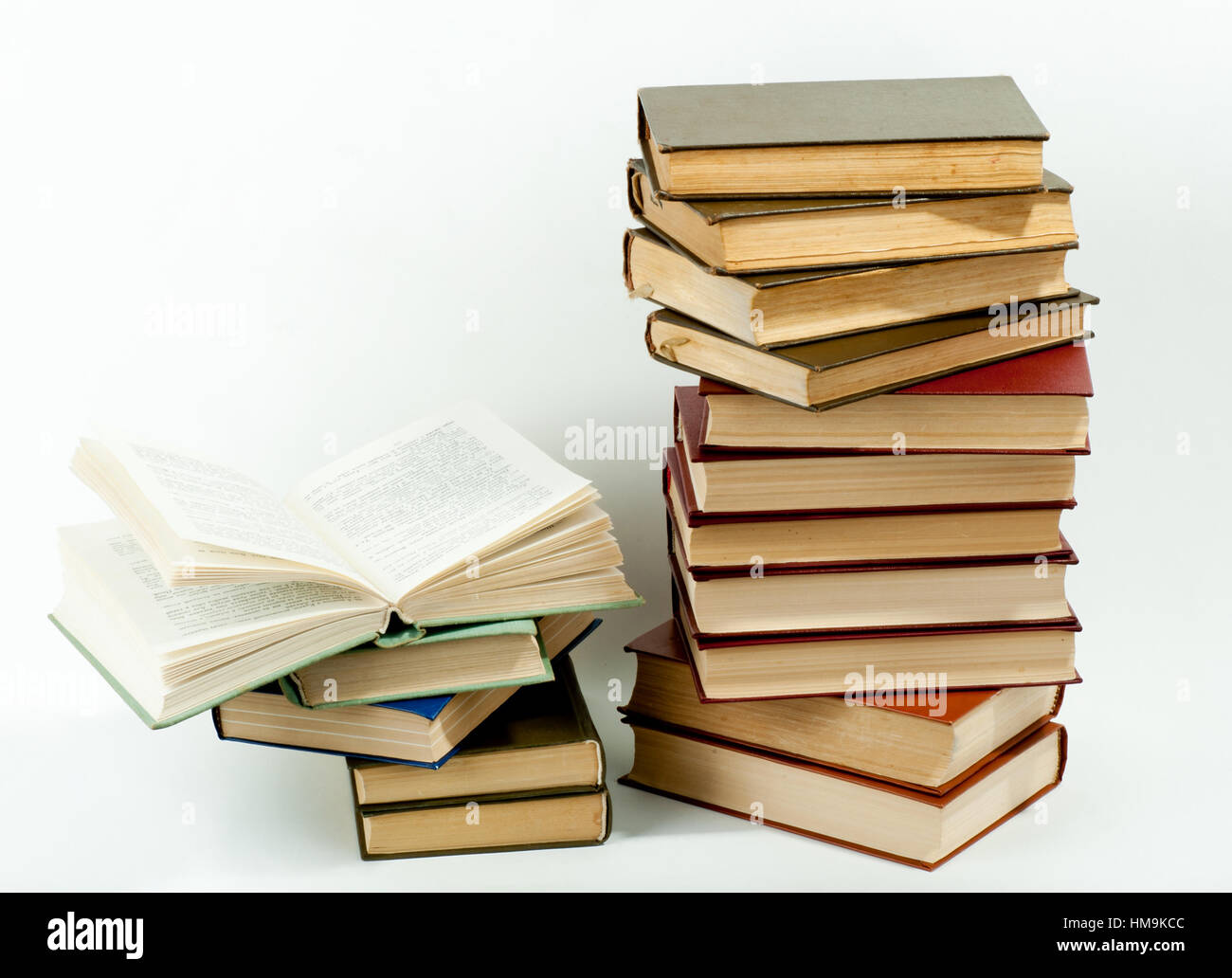 High books stack Stock Photo - Alamy