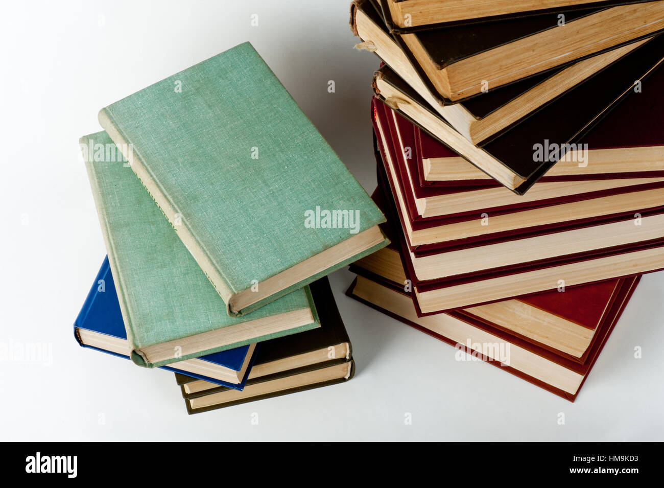 High books stack Stock Photo - Alamy