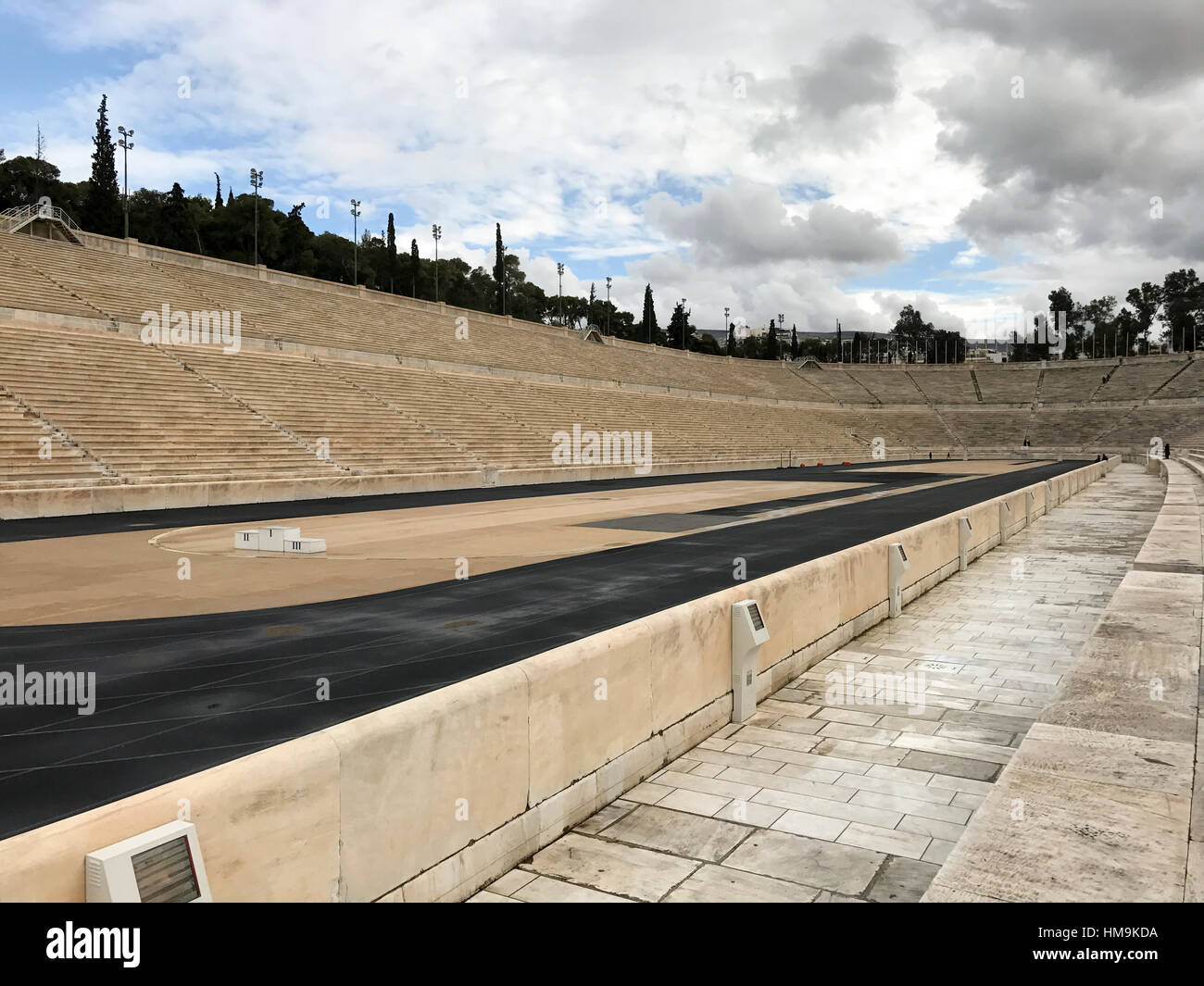 The olympic Panathenaic Stadium in Athens, Greece Stock Photo - Alamy