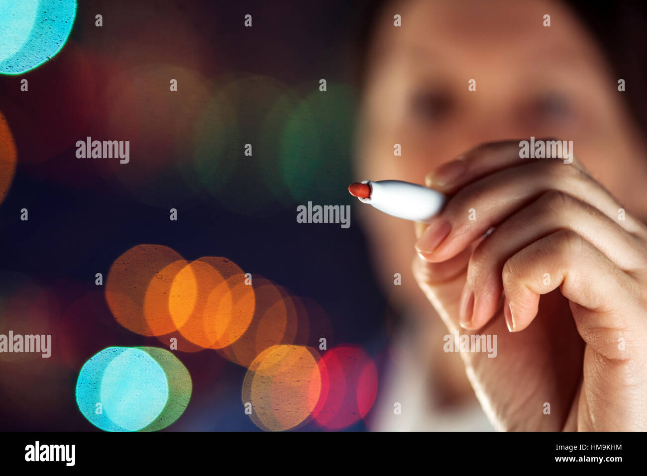 Female pen hi-res stock photography and images - Alamy
