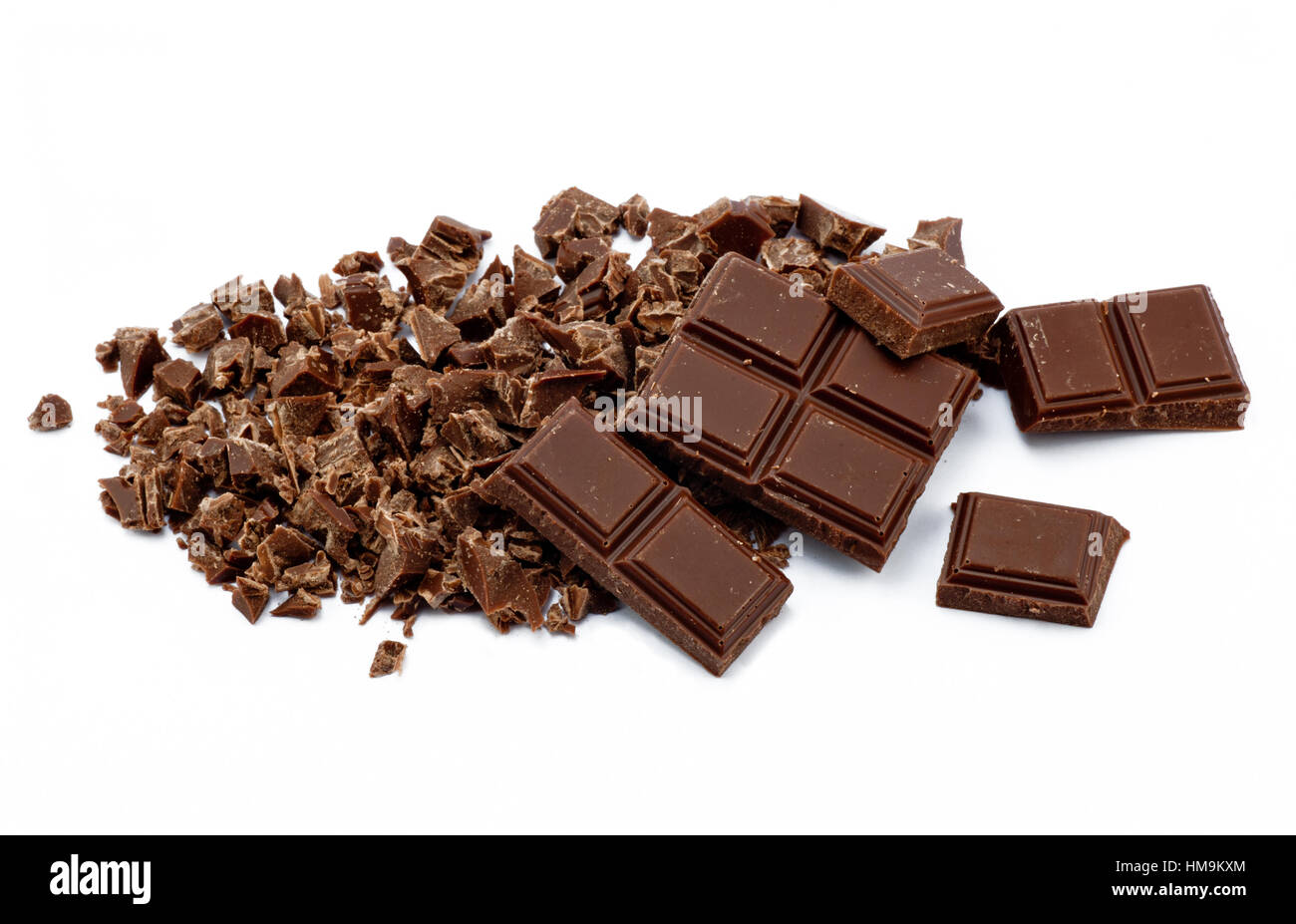 Crumbs of chocolate Stock Photo - Alamy