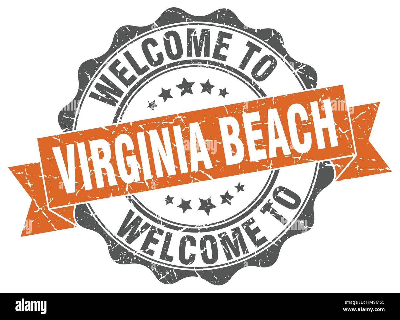 Orange beach welcome sign Cut Out Stock Images & Pictures - Alamy