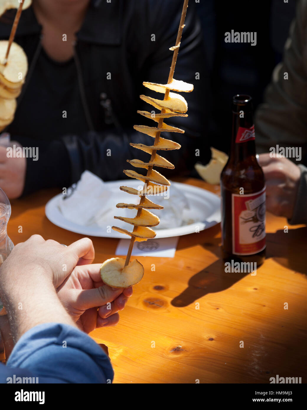 Cut French fries spiral Stock Photo - Alamy Cut French fries spiral Stock Photo - Alamy