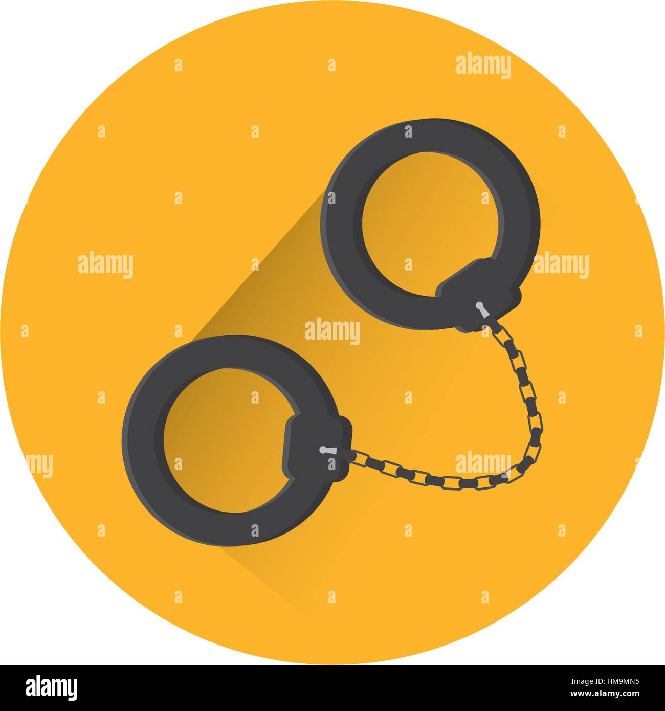 handcuffs crime icon image vector illustration design Stock Vector ...