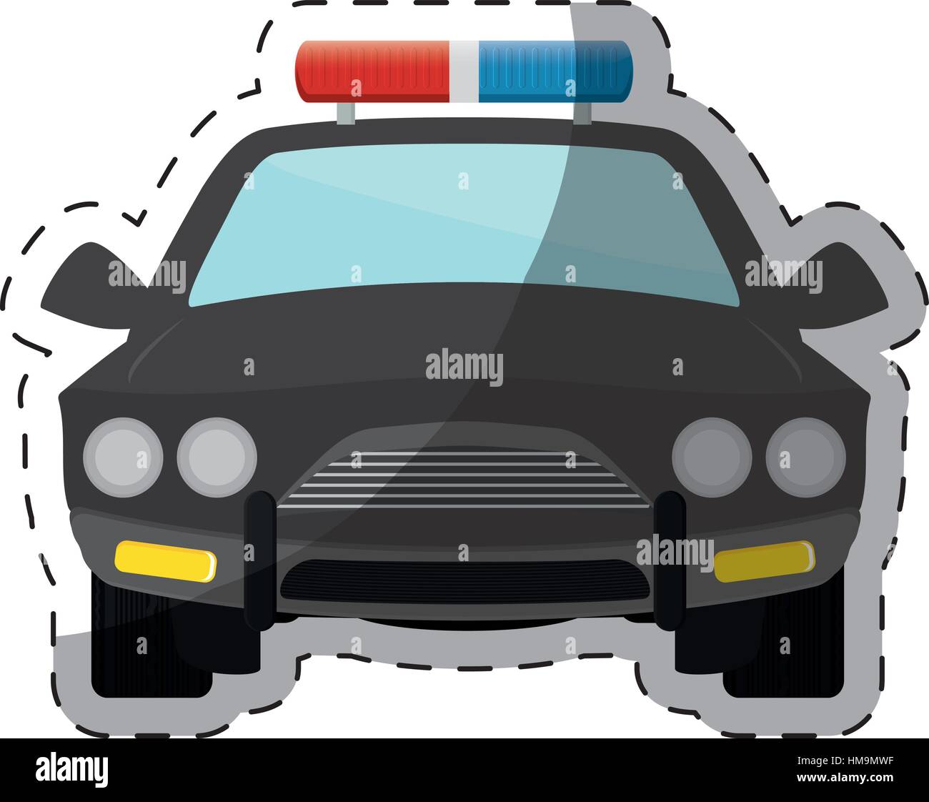 police car patrol icon image vector illustration design Stock Vector ...