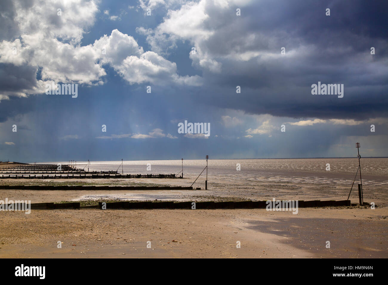 Hunstanton sea defences hi-res stock photography and images - Alamy