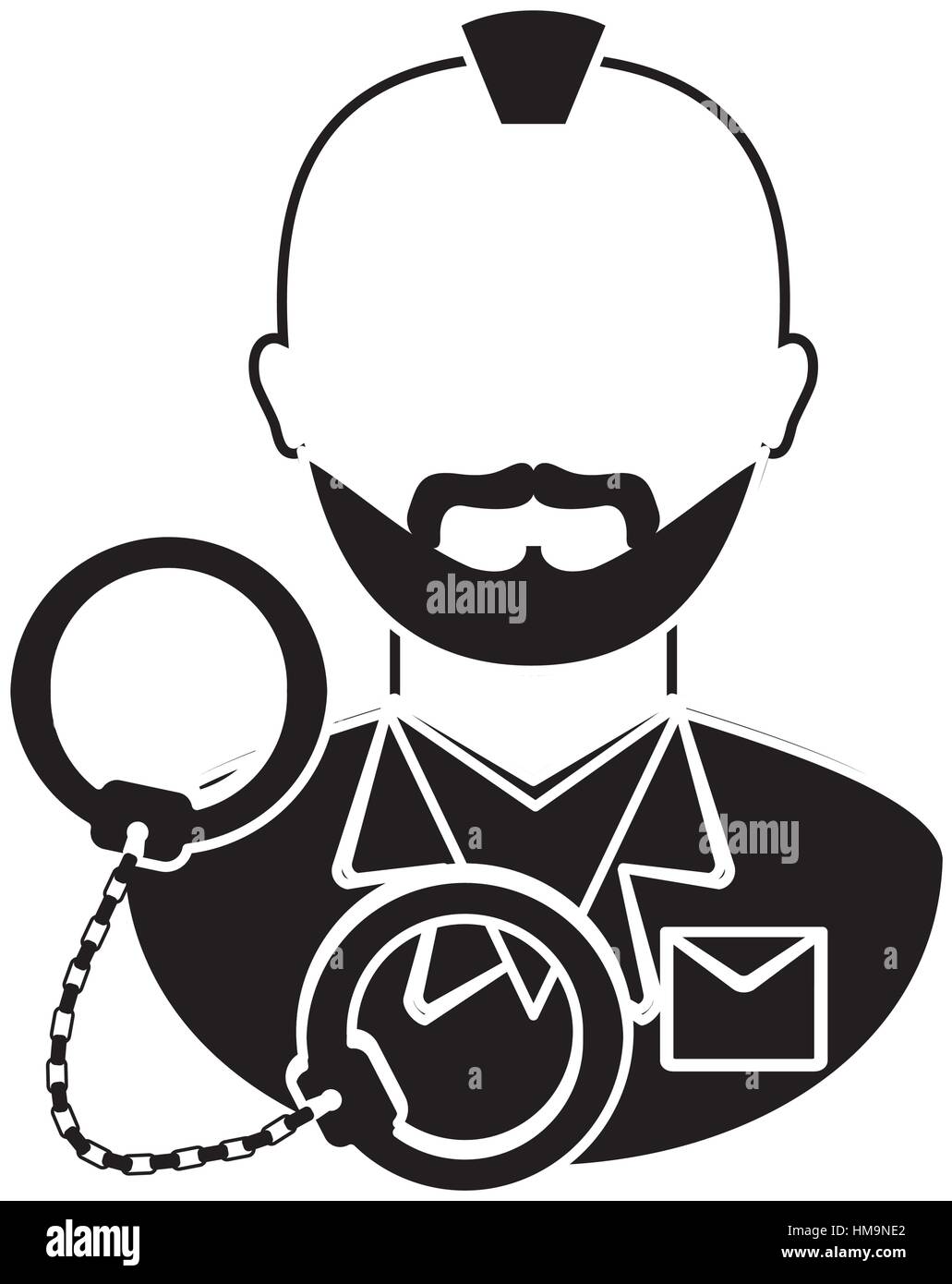 Handcuffed vector vectors hi-res stock photography and images - Alamy