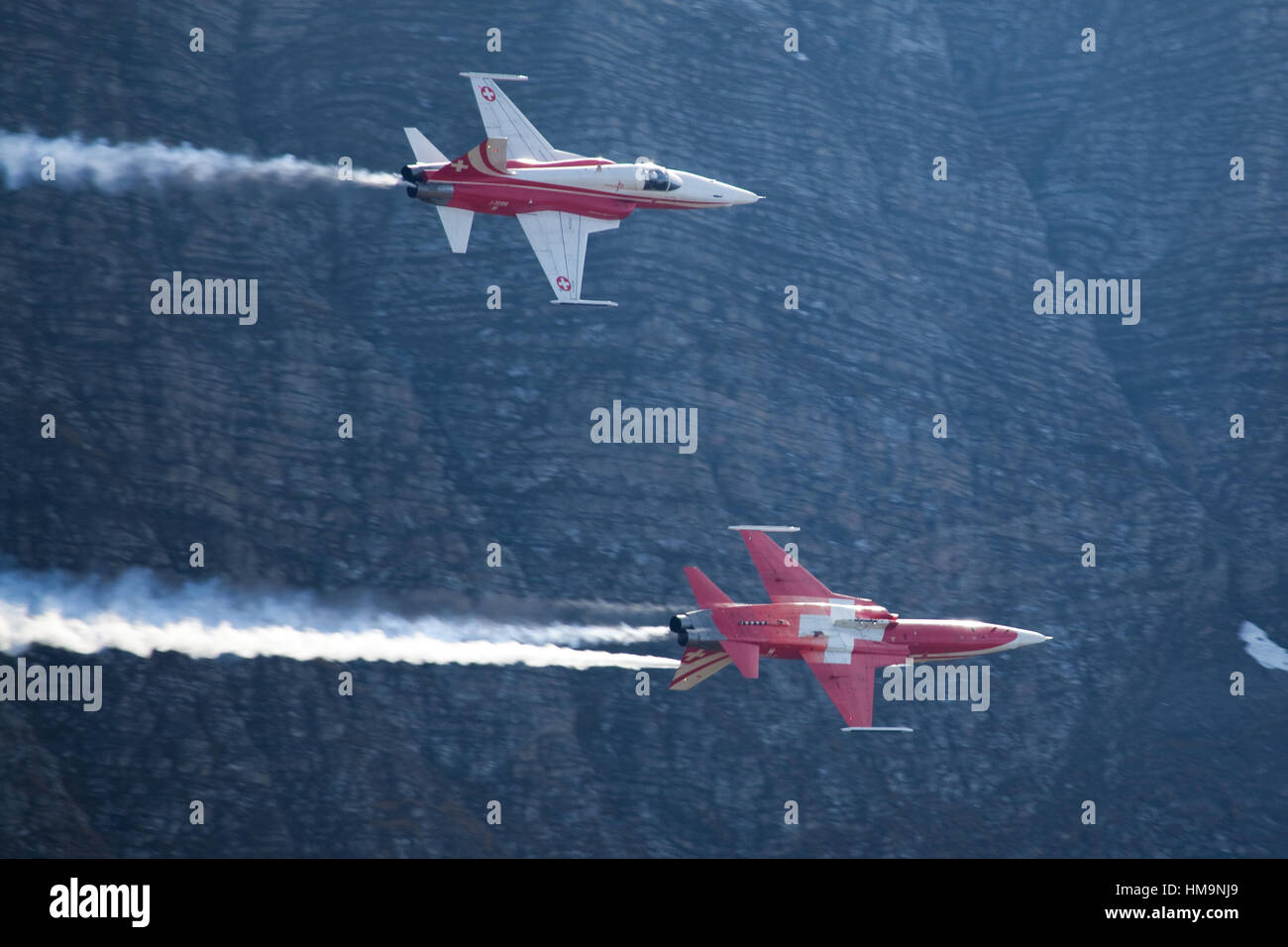 Patrouille suisse aerobatic display team hi-res stock photography and ...