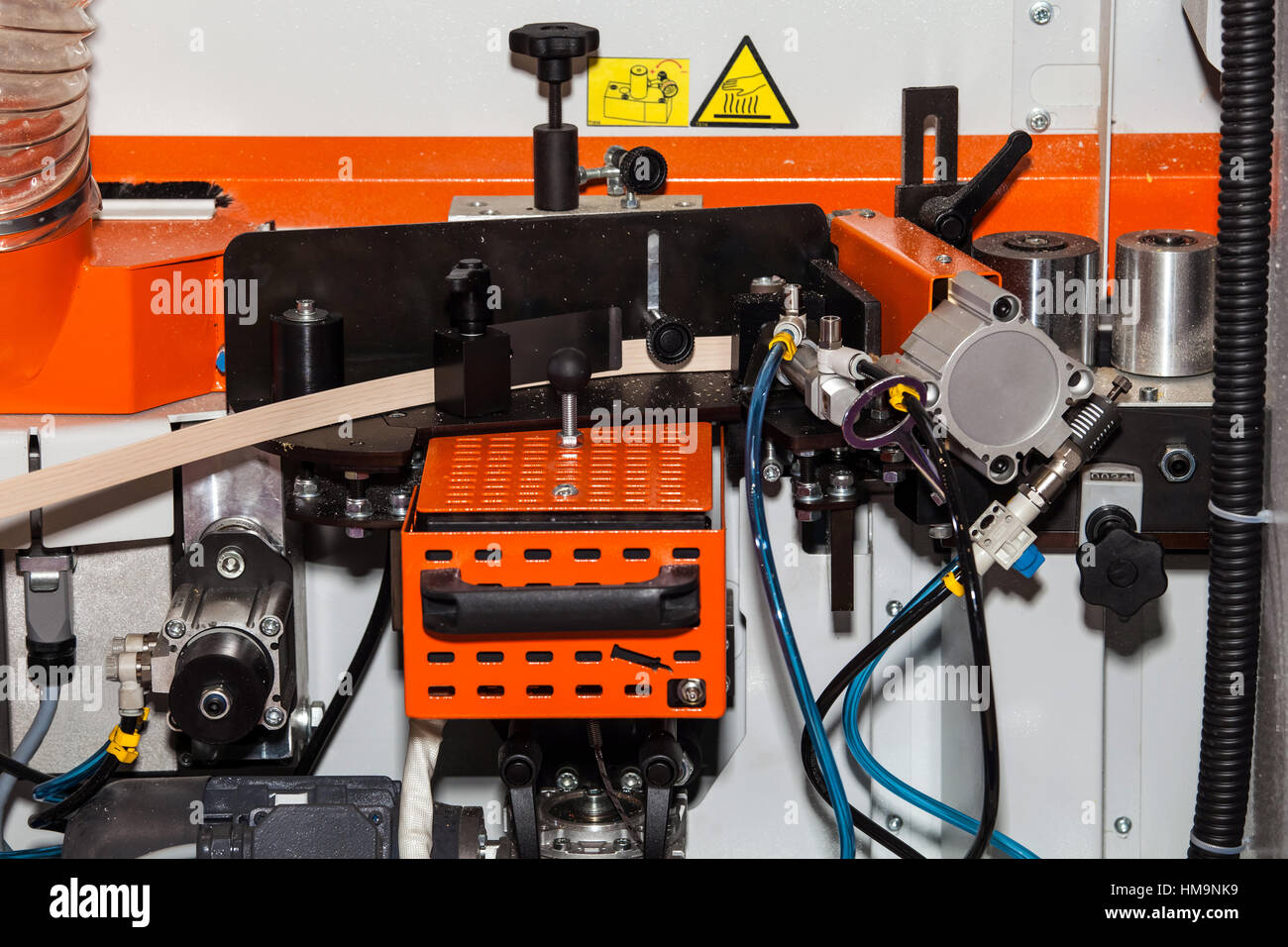 Process of edging and panel materials Stock Photo - Alamy