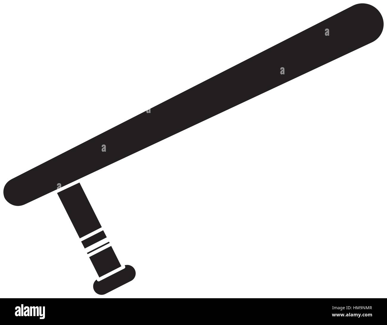 police baton icon image vector illustration design Stock Vector Image ...