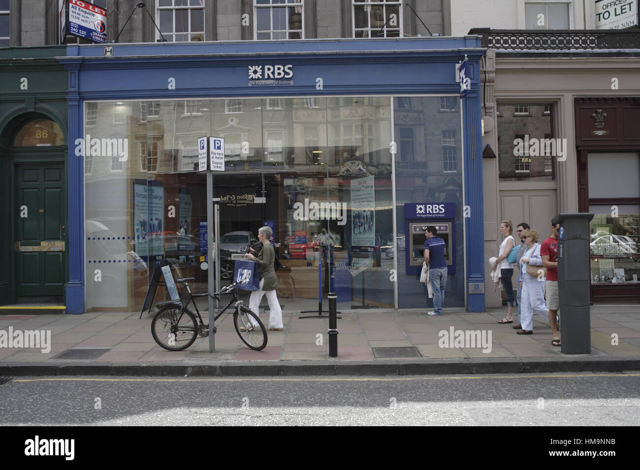 Royal Bank of Scotland branches in Edinburgh Stock Photo - Alamy