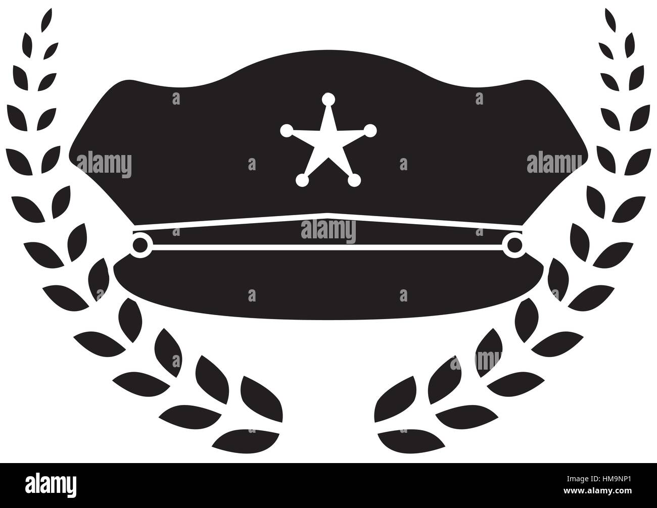 police emblem icon image vector illustration design Stock Vector Image ...