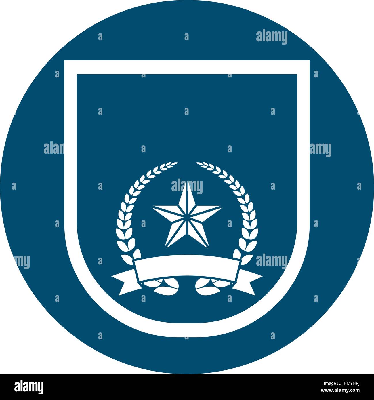 police emblem two tone button icon image vector illustration design ...