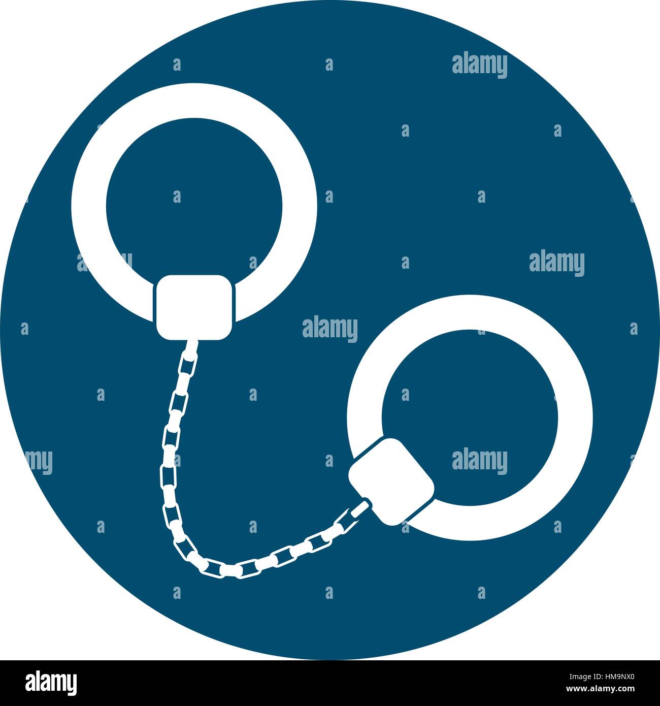 handcuffs crime icon image vector illustration design Stock Vector ...
