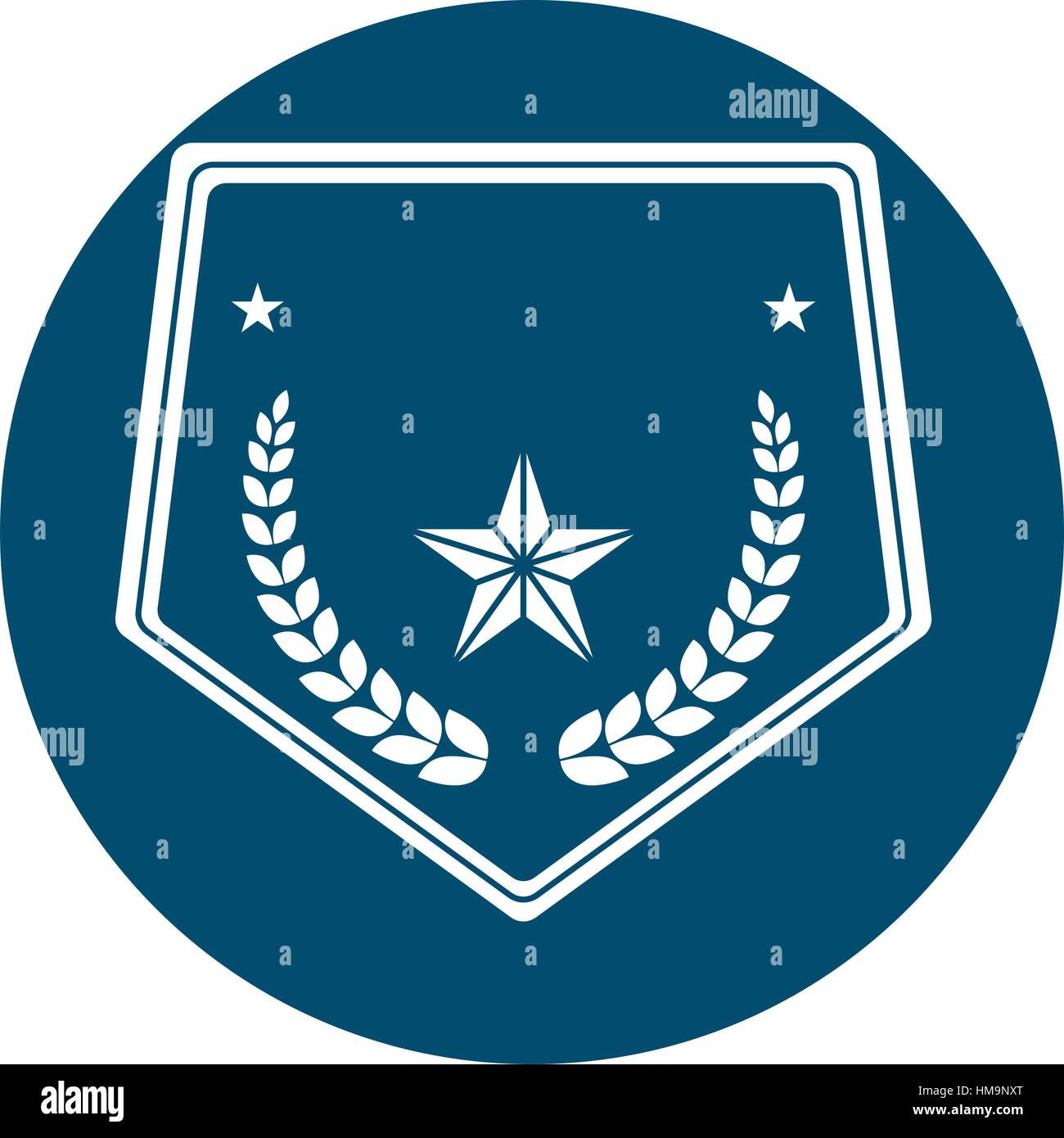 police emblem two tone button icon image vector illustration design ...