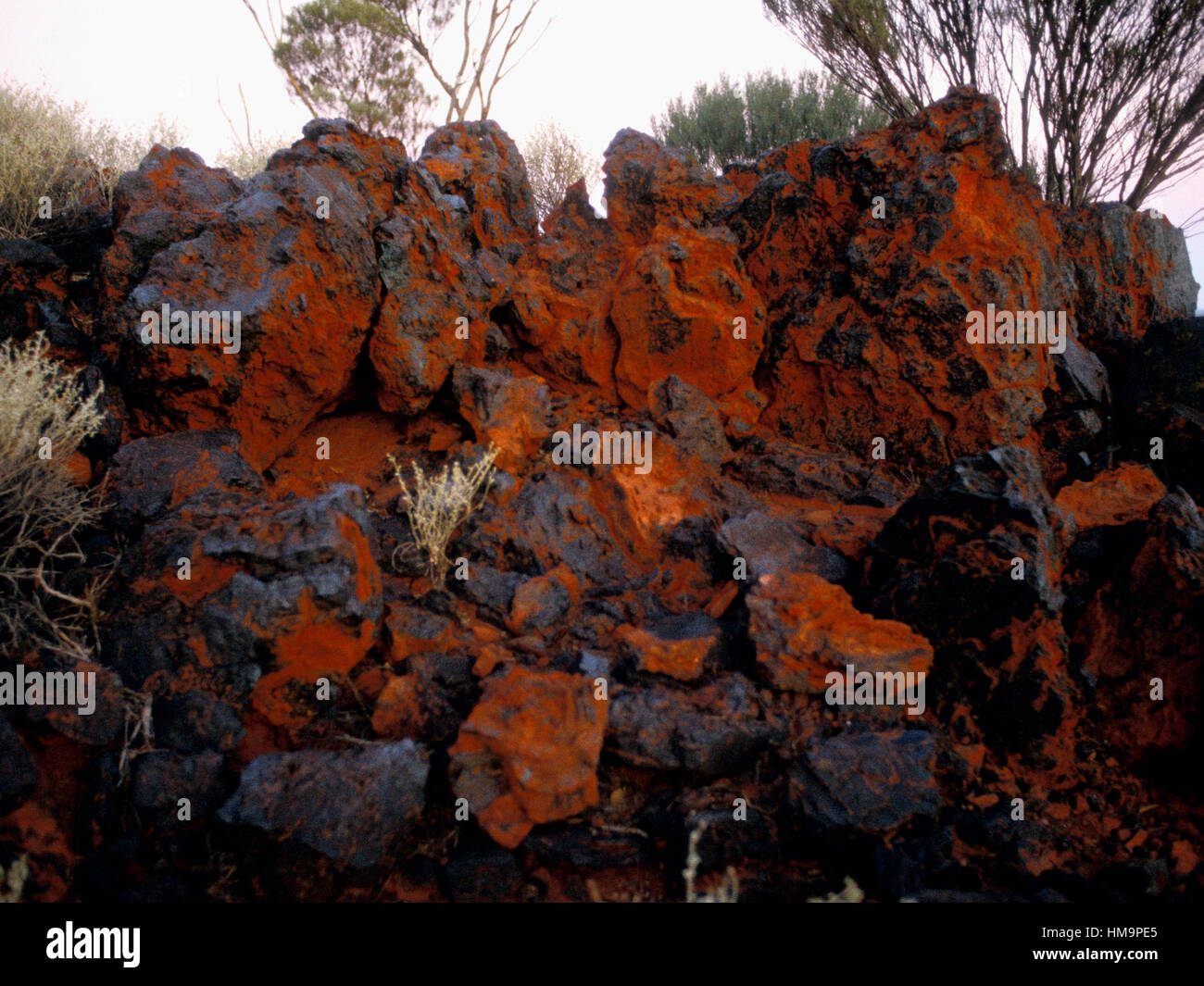 Wilgie Mia Ochre Mine Murchison District Western Australia Stock Photo ...