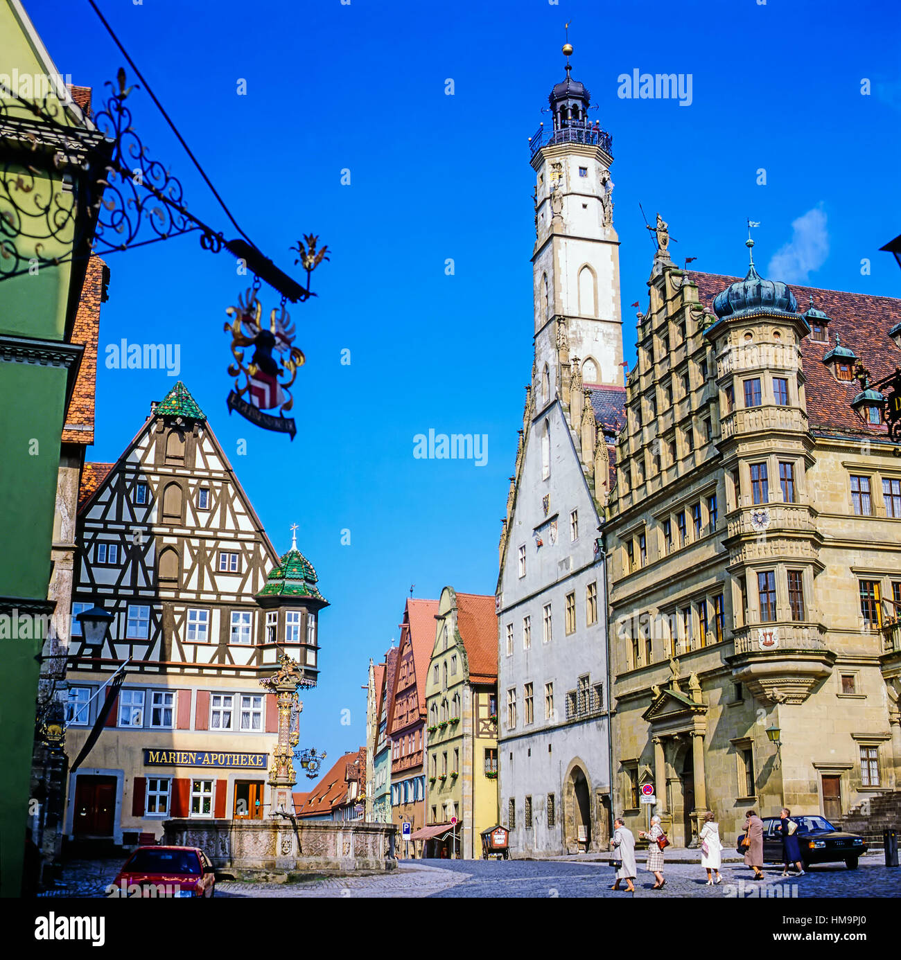 Medieval Town Rothenburg in Germany Stock Photo - Alamy