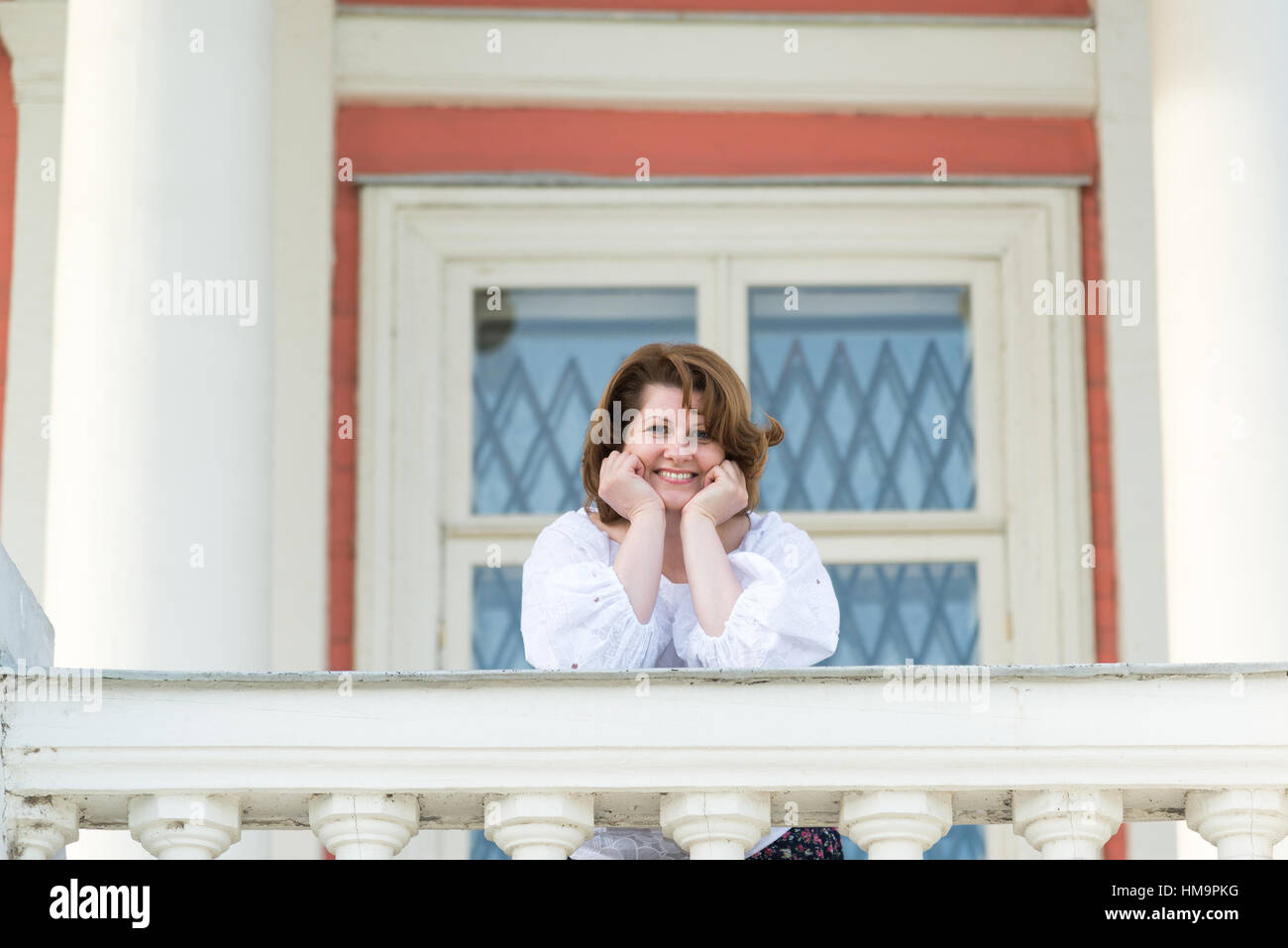 Woman stands in home hi-res stock photography and images - Alamy