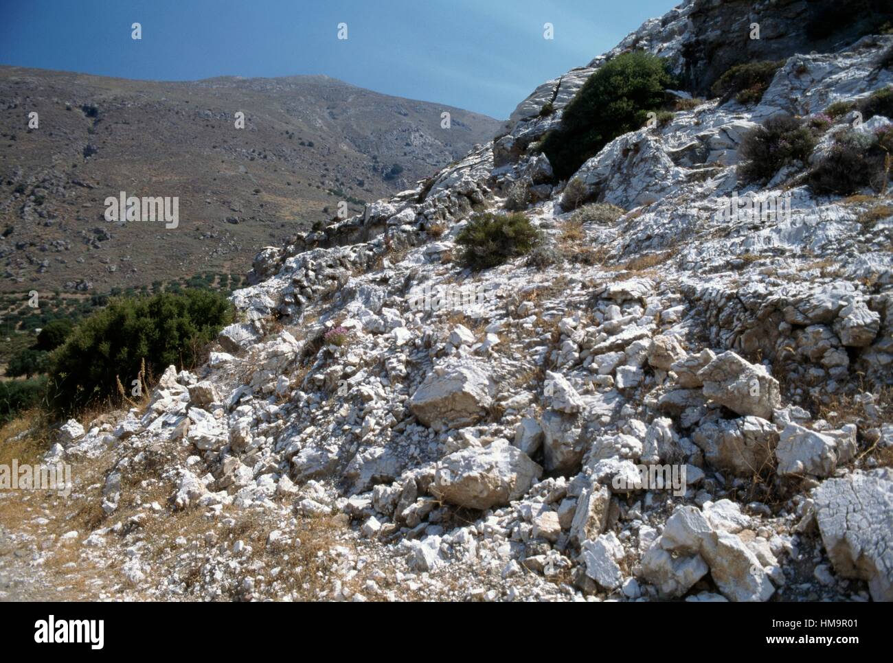 Sandstone outcrop, Dafni, Crete, Greece Stock Photo - Alamy
