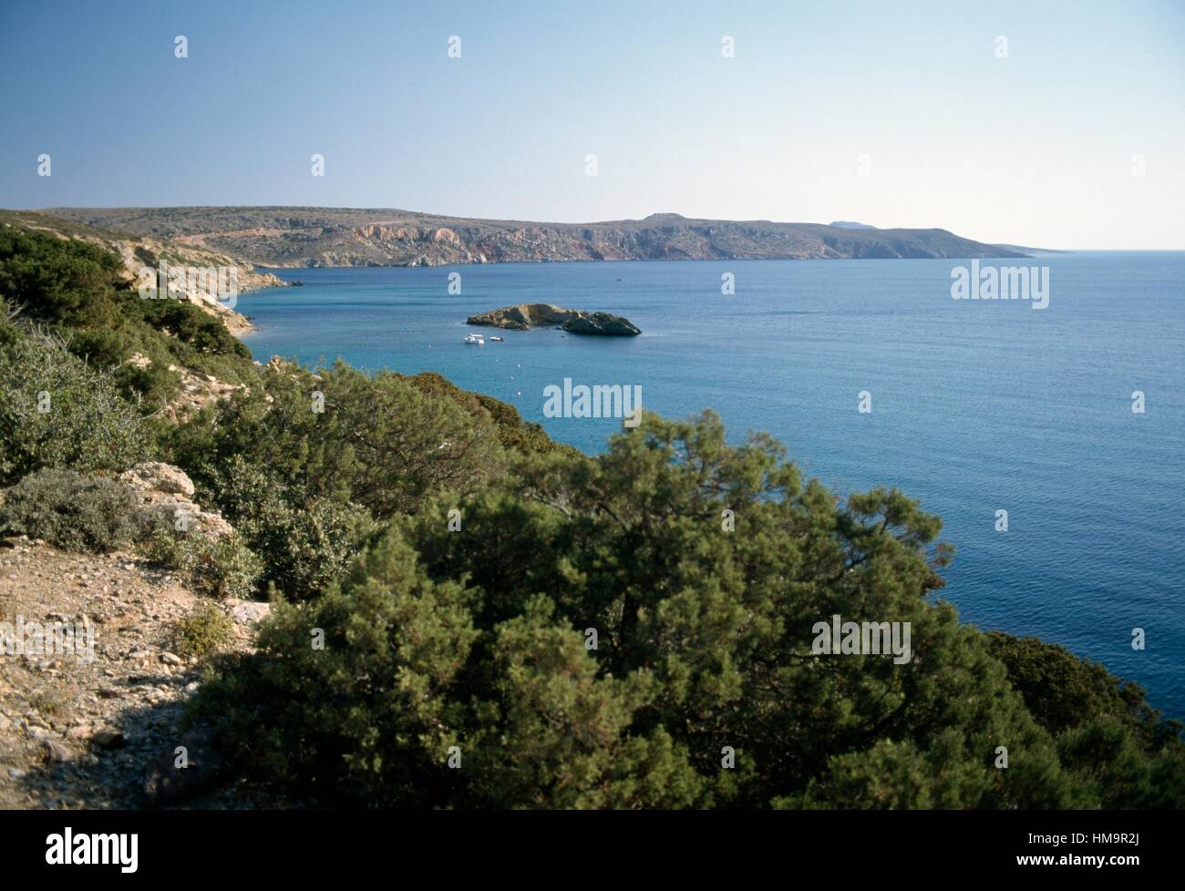 Cove near Vai beach, Crete, Greece Stock Photo - Alamy