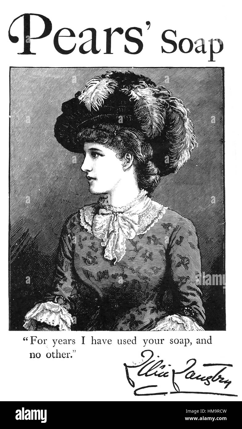 Pears soap advert victorian Black and White Stock Photos & Images - Alamy