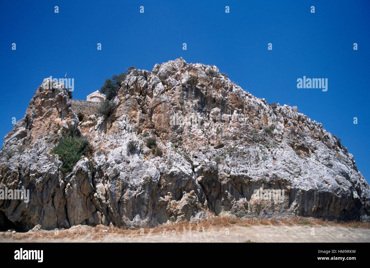 Rock formation, Messara, Crete, Greece Stock Photo - Alamy