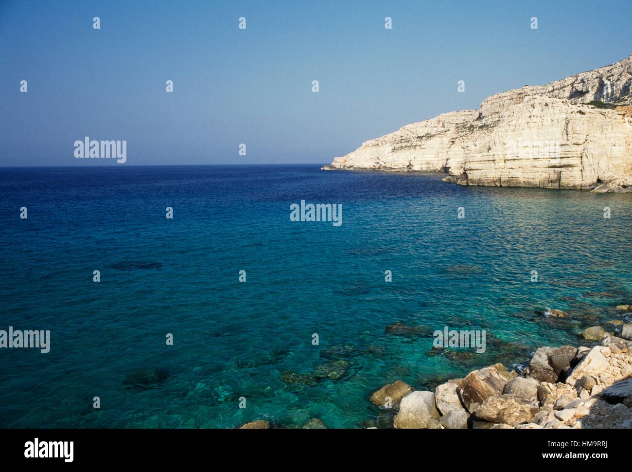 Faneromeni beach, Crete, Greece Stock Photo - Alamy