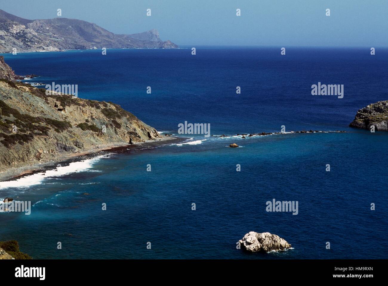 The coast near Kali Limenes, Crete, Greece Stock Photo - Alamy