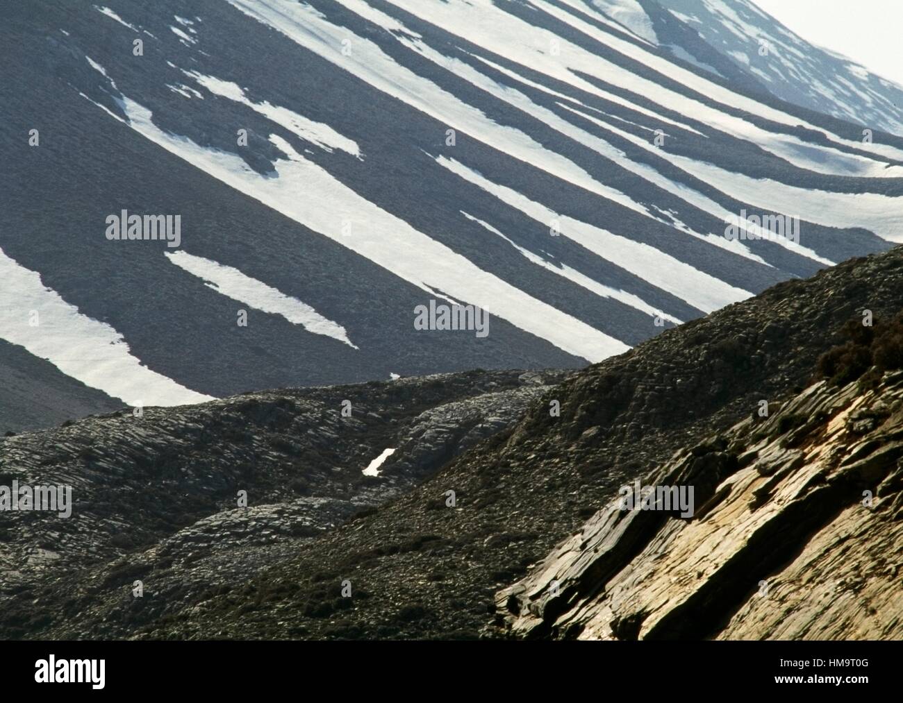Snow, Mount Ida (Psiloritis), Crete, Greece Stock Photo - Alamy