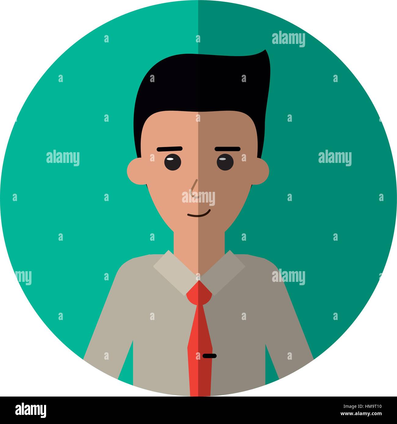 Office worker meeting shadow Stock Vector Images - Alamy