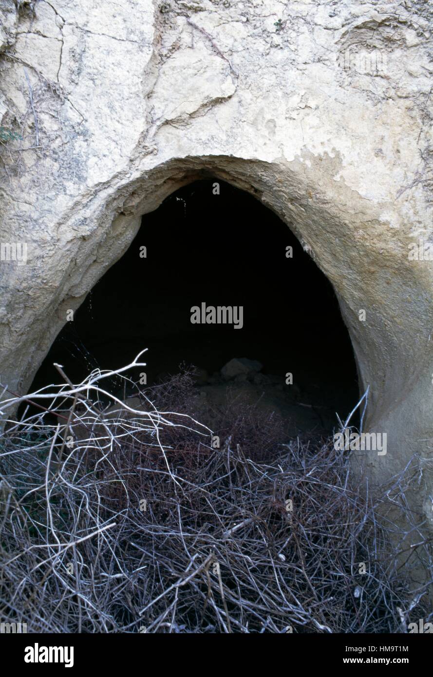 Cave, Crete, Greece Stock Photo - Alamy
