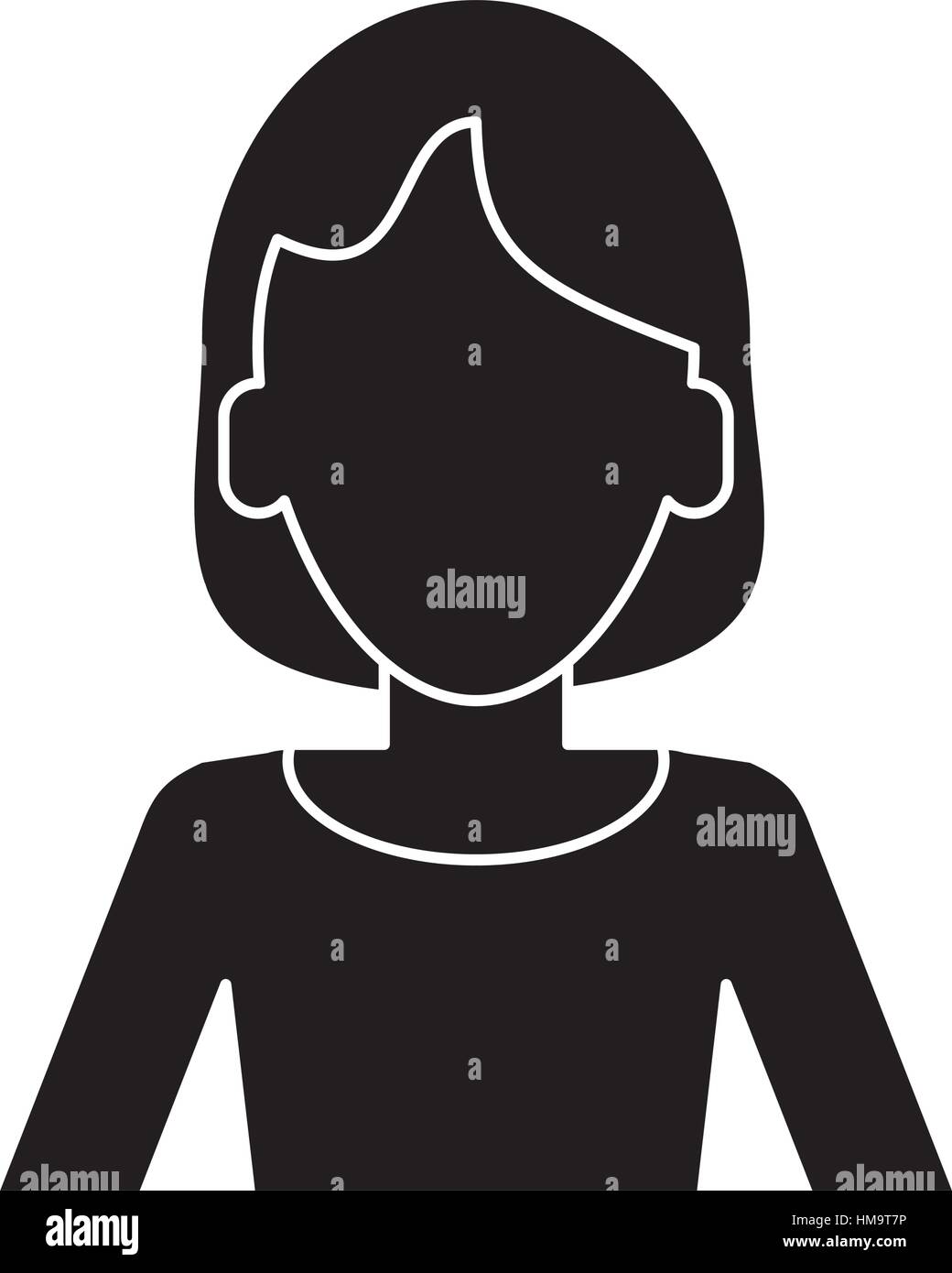 silhouette woman intelligent success Stock Vector Image & Art - Alamy