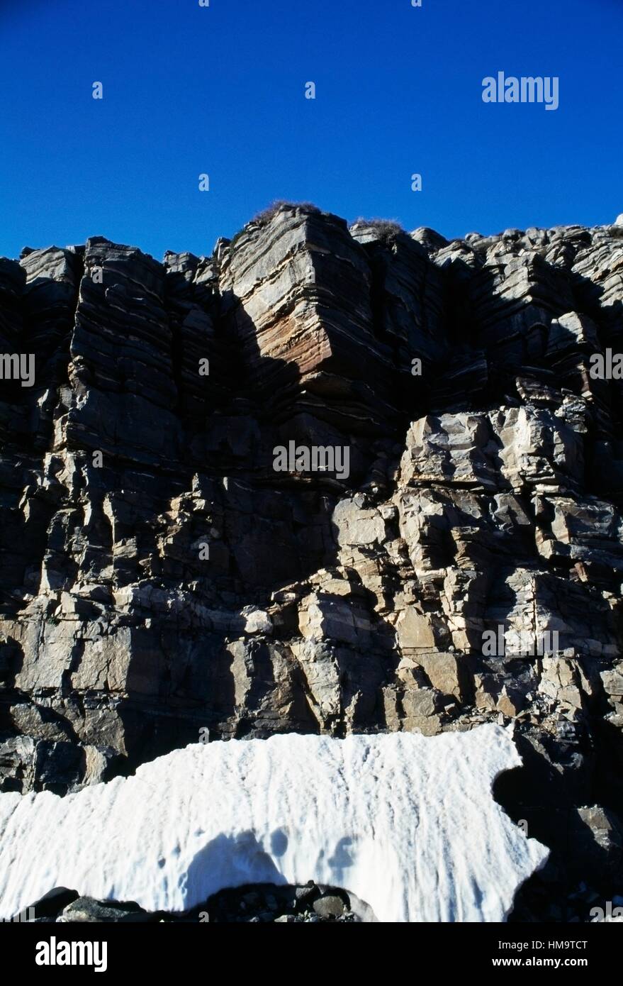 Rock layers, Mount Ida (Psiloritis), Crete, Greece Stock Photo - Alamy