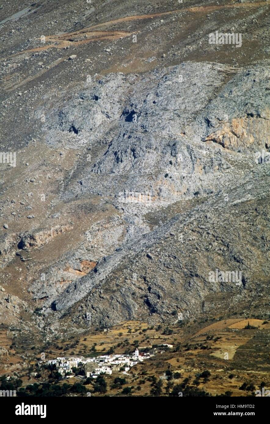 The village of Spili, Crete, Greece Stock Photo - Alamy