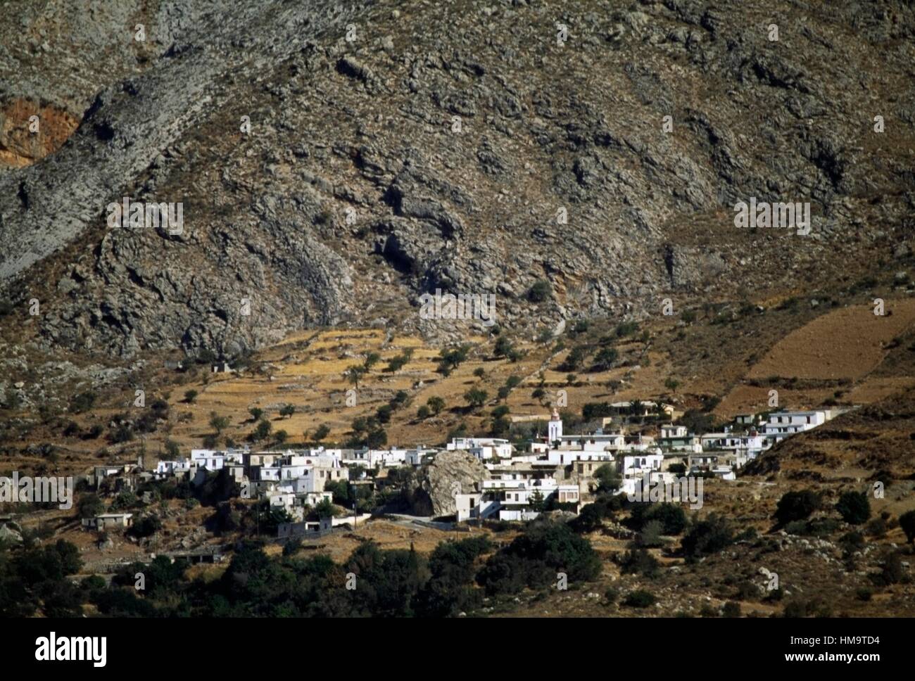 The village of Spili, Crete, Greece Stock Photo - Alamy